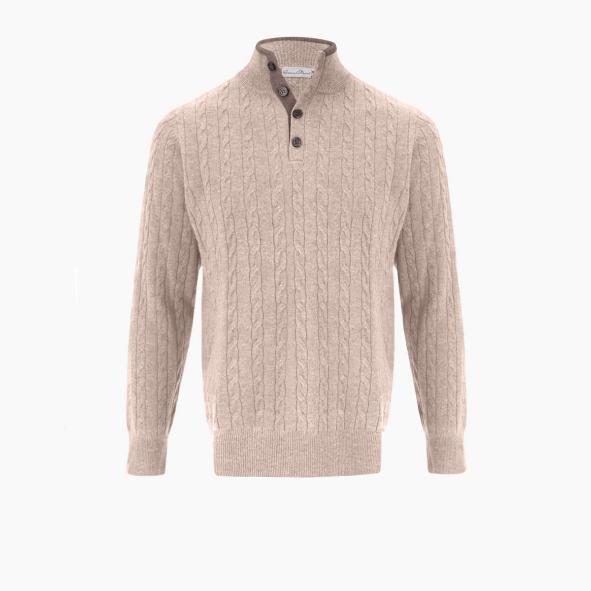 Creamy Beige Cashmere Blend Cable sweater – Seasonal Thread